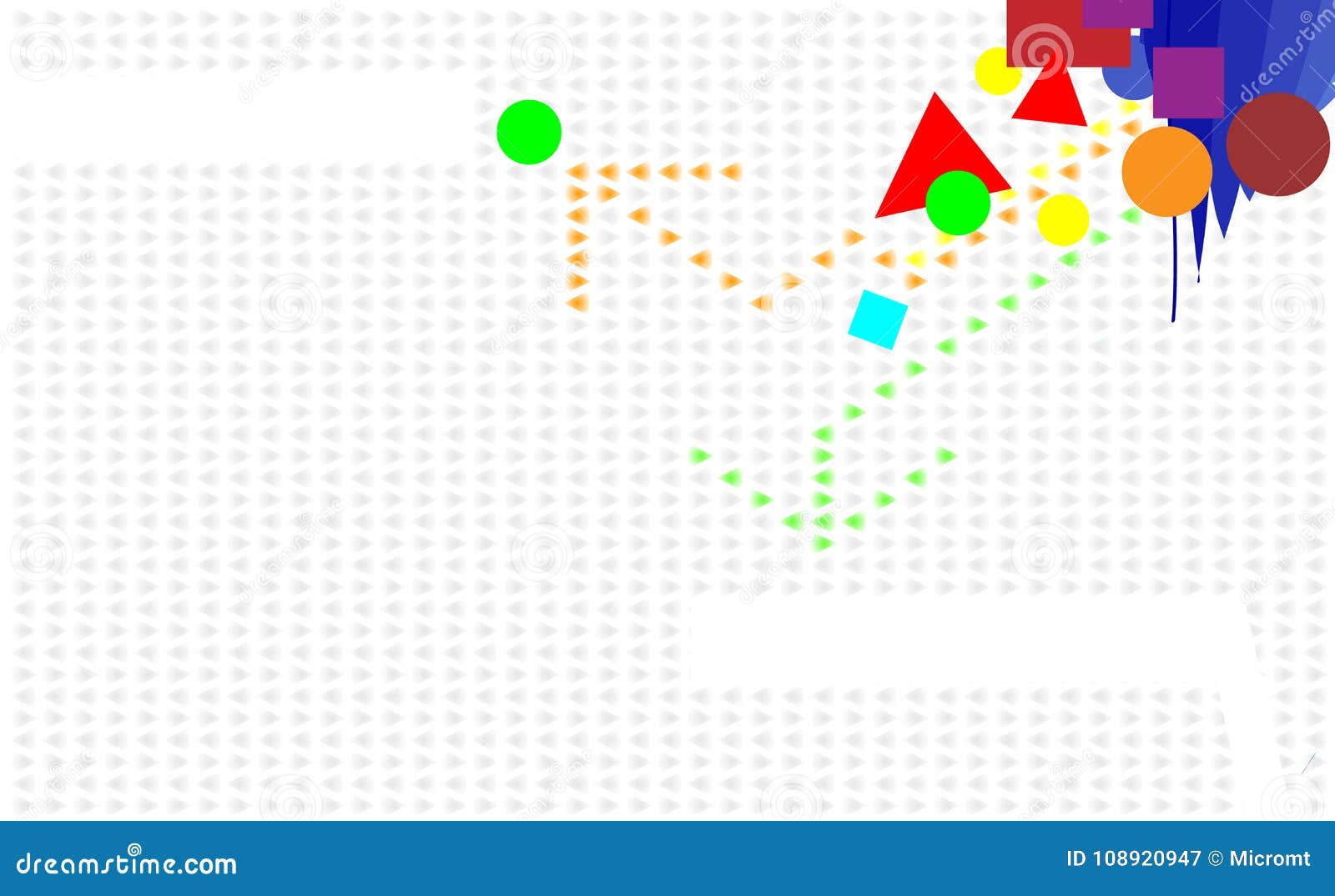 Abstract Geometric Background, Colorful , Isometric. Minimalistic ...