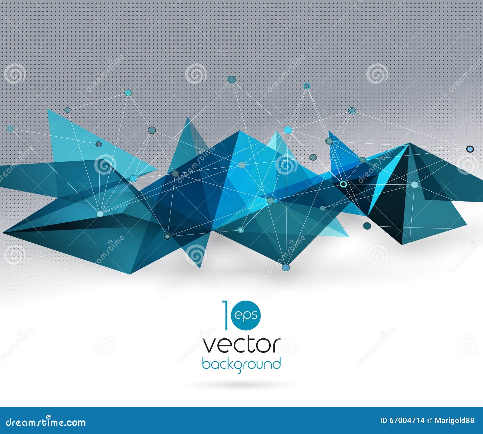 Vector Abstract Geometric Background with Triangle Stock Vector ...