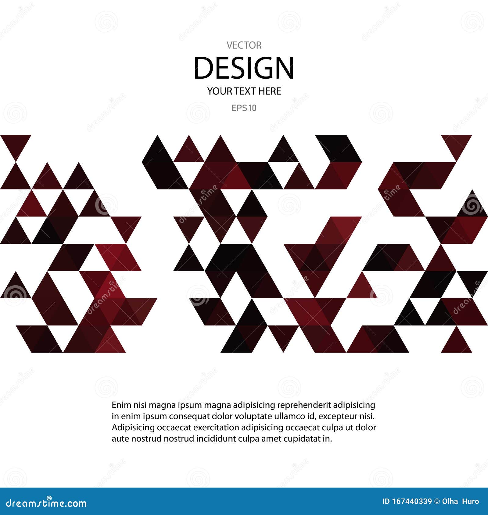 Vector Abstract Geometric Background for Website, Presentation, Flyer ...