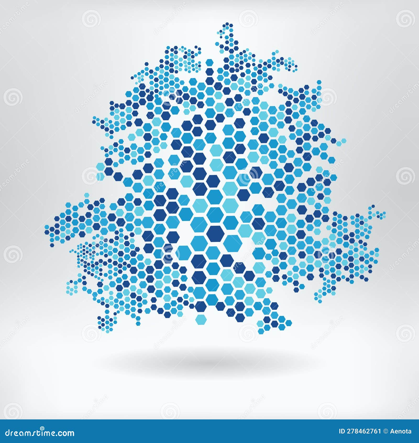 Vector Abstract Geometric Cellular Background. Stock Vector ...