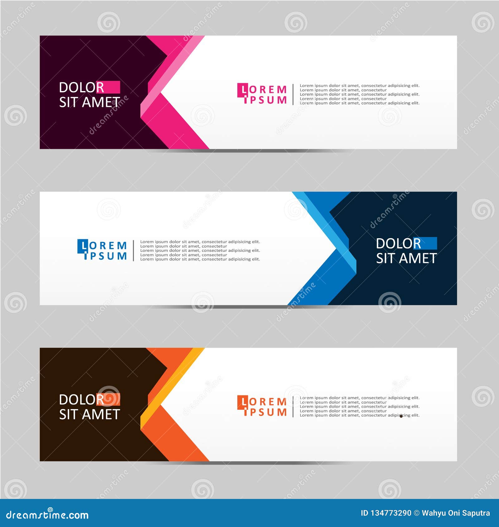 Vector Abstract Geometric Design Banner Web Template. Stock Vector ...