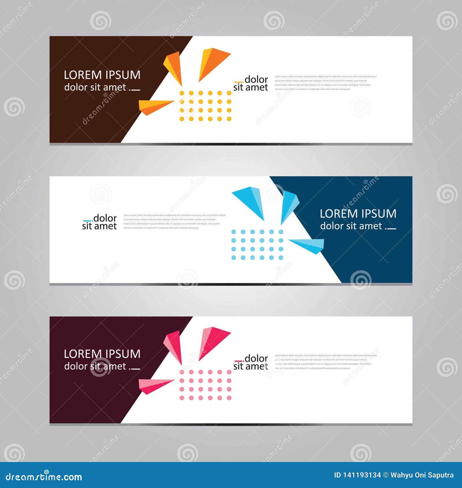 Vector Abstract Geometric Design Banner Web Template. Banner Background Design Stock Vector ...