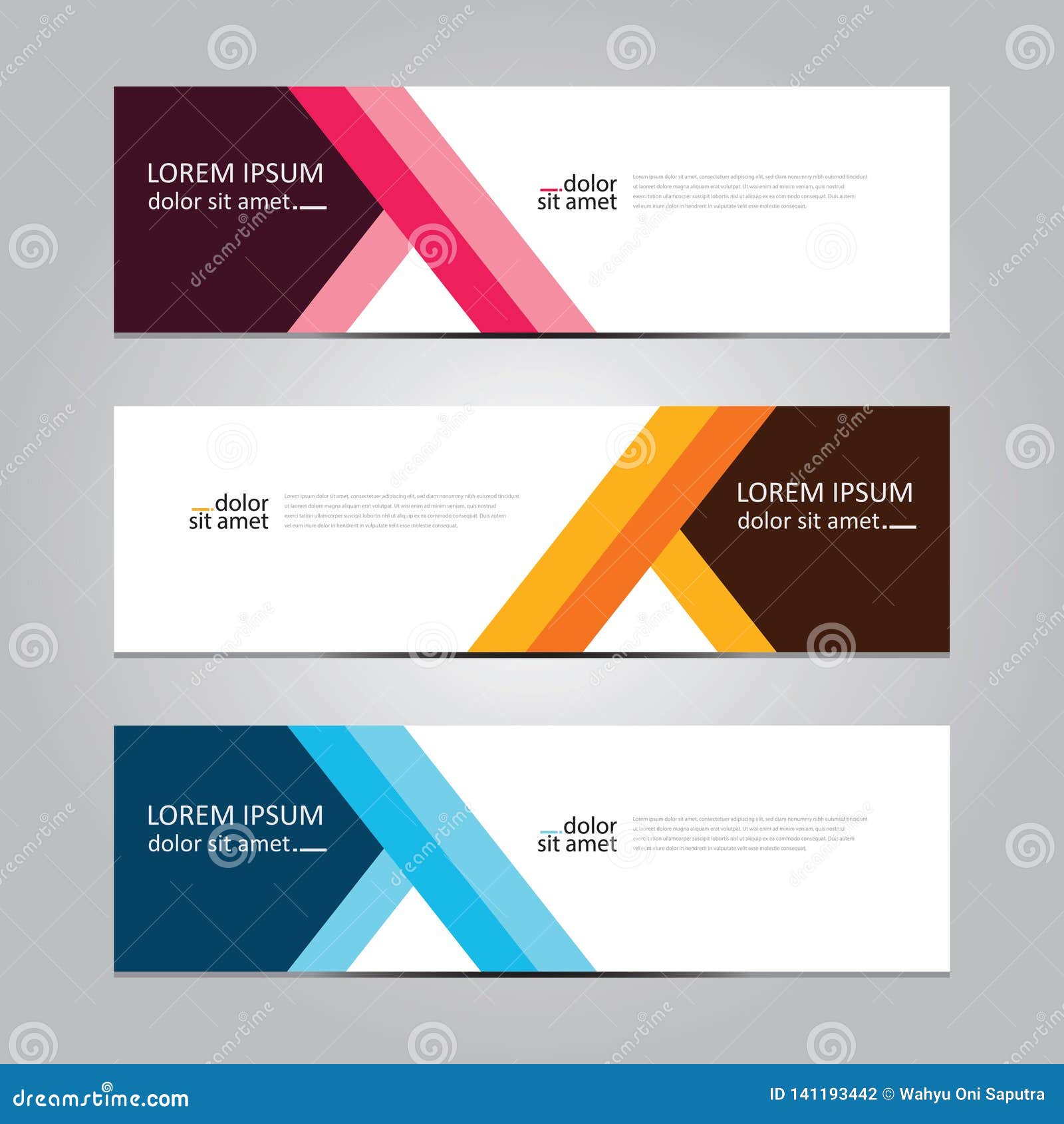 Vector Abstract Geometric Design Banner Web Template. Banner Background ...