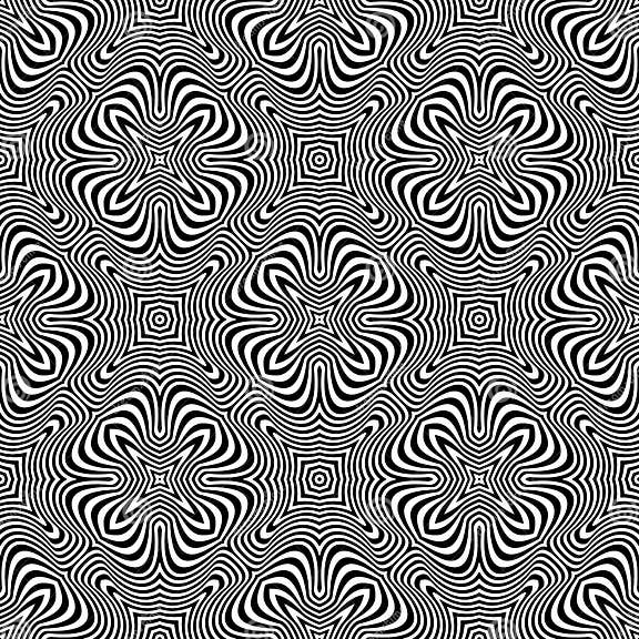 Vector Abstract Geometric Forms Background with Distortion Effect Stock ...