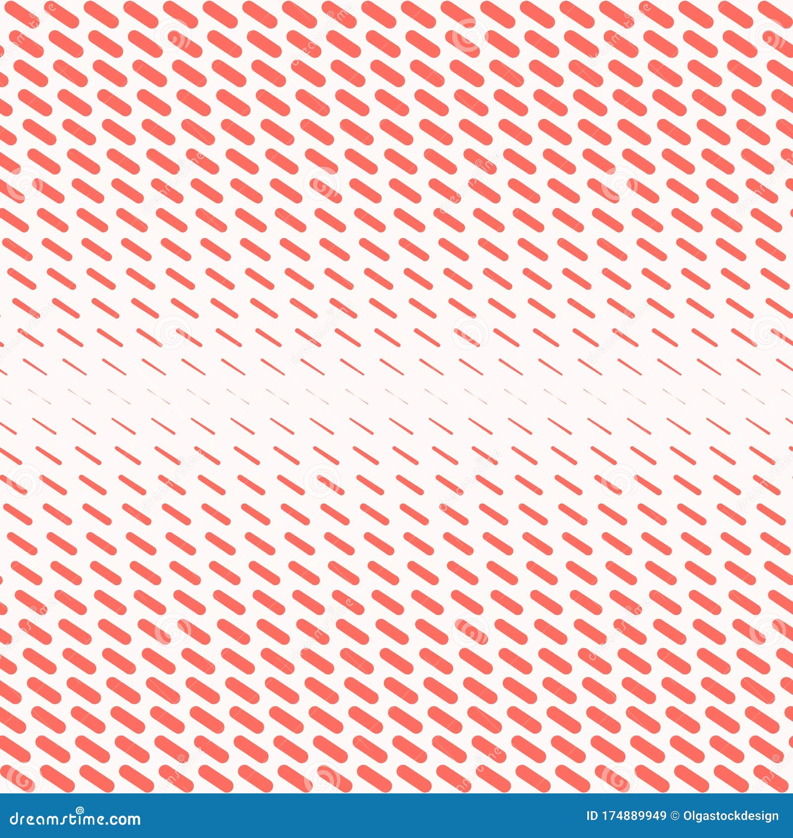 Vector Abstract Geometric Halftone Seamless Pattern with Diagonal Dash Lines Stock Vector ...