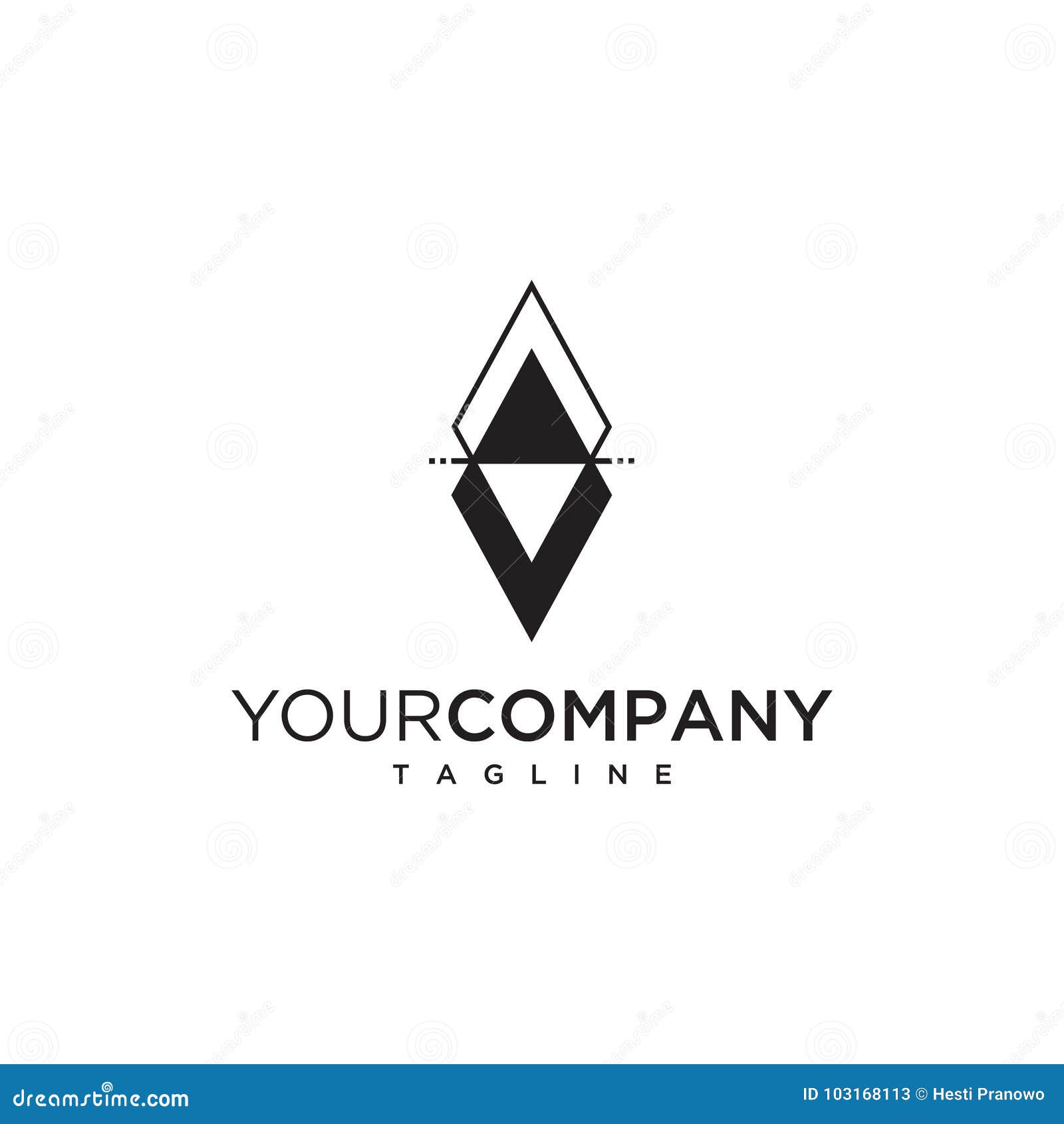 Vector Abstract Geometric Logo Stock Vector - Illustration of sign ...