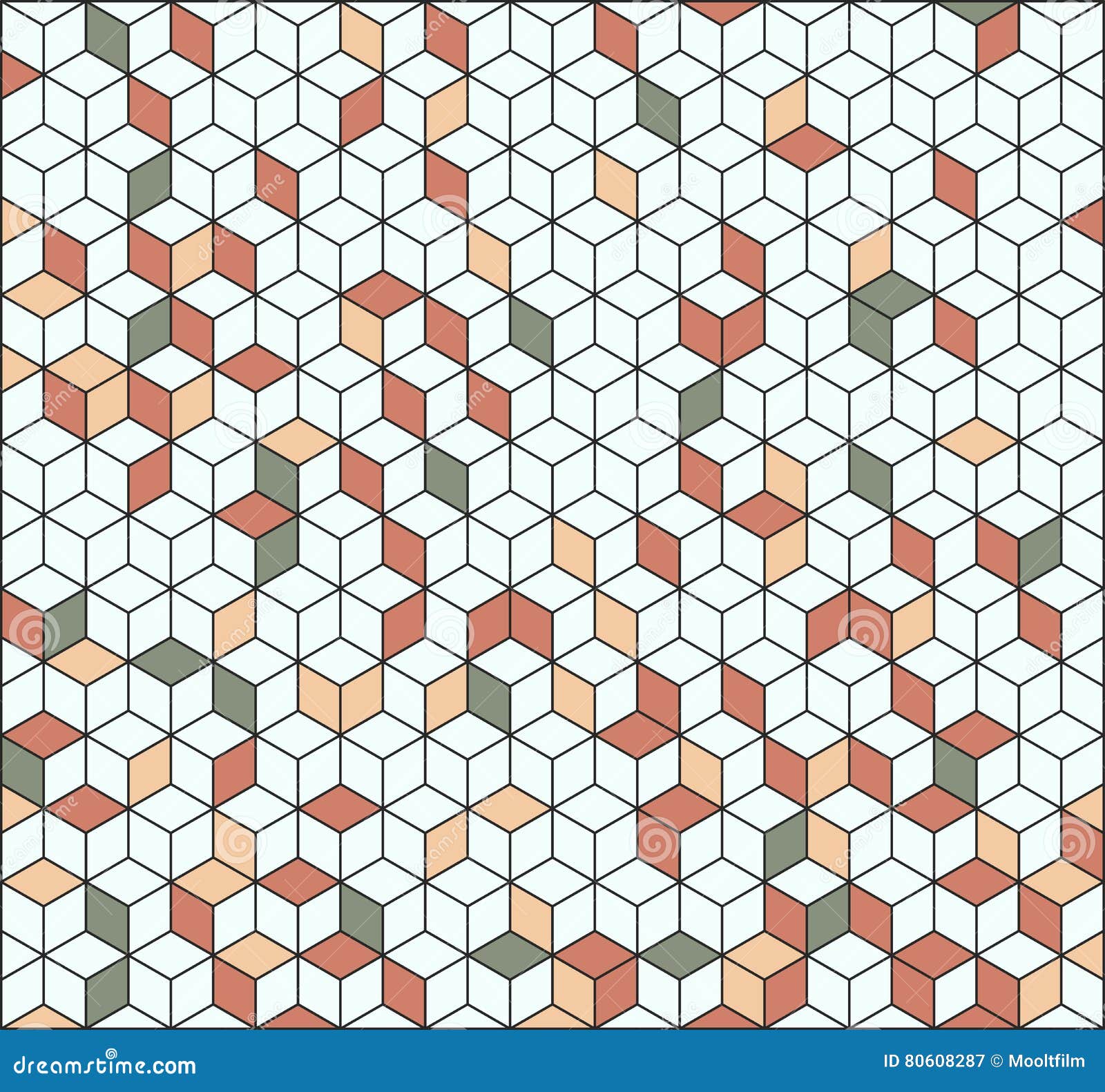 Vector Abstract Geometric Pattern Stock Vector - Illustration of vector ...