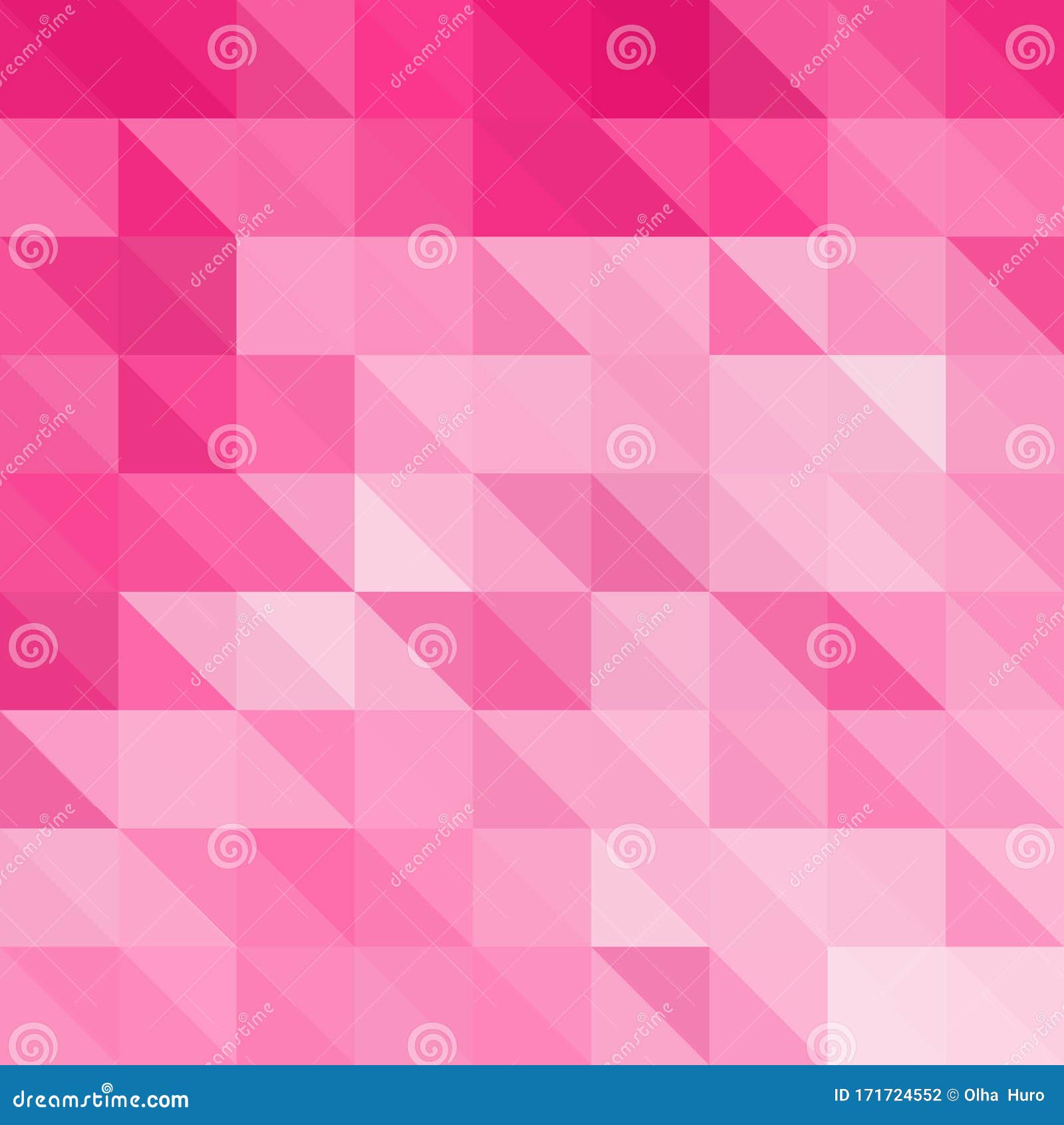 Vector Abstract Geometric Pink Background Made of Triangles Stock ...