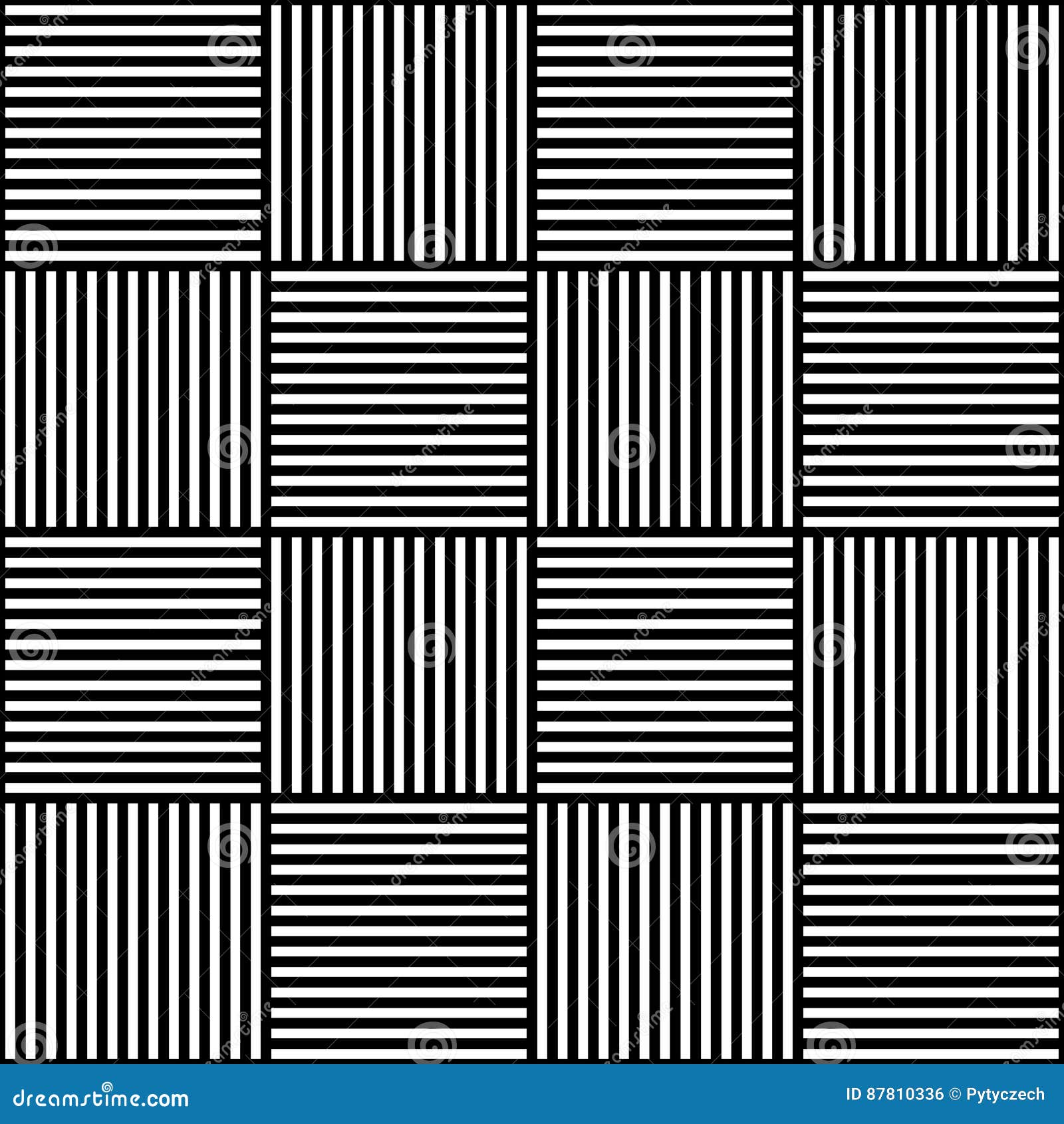 Vector Abstract Geometric Seamless Pattern. Weaving Textile Fabric with ...