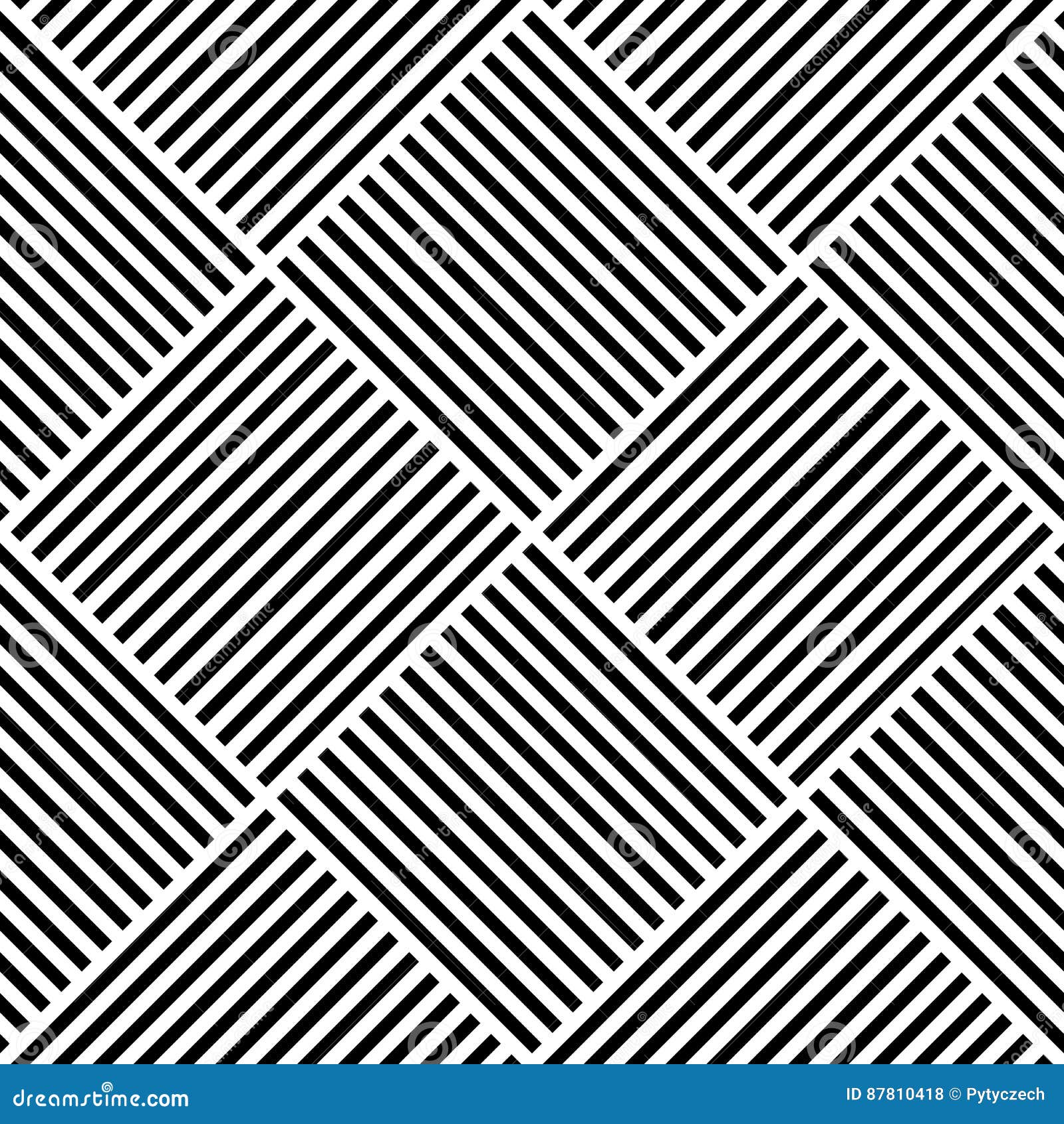 Vector Abstract Geometric Seamless Pattern. Weaving Textile Fabric with ...