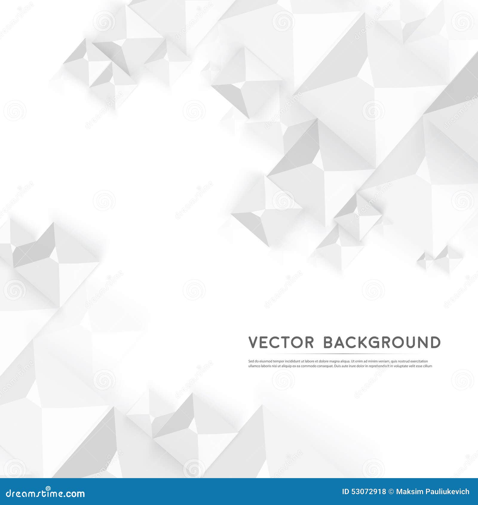 Vector Abstract Geometric Shape from Gray Cubes Stock Vector ...