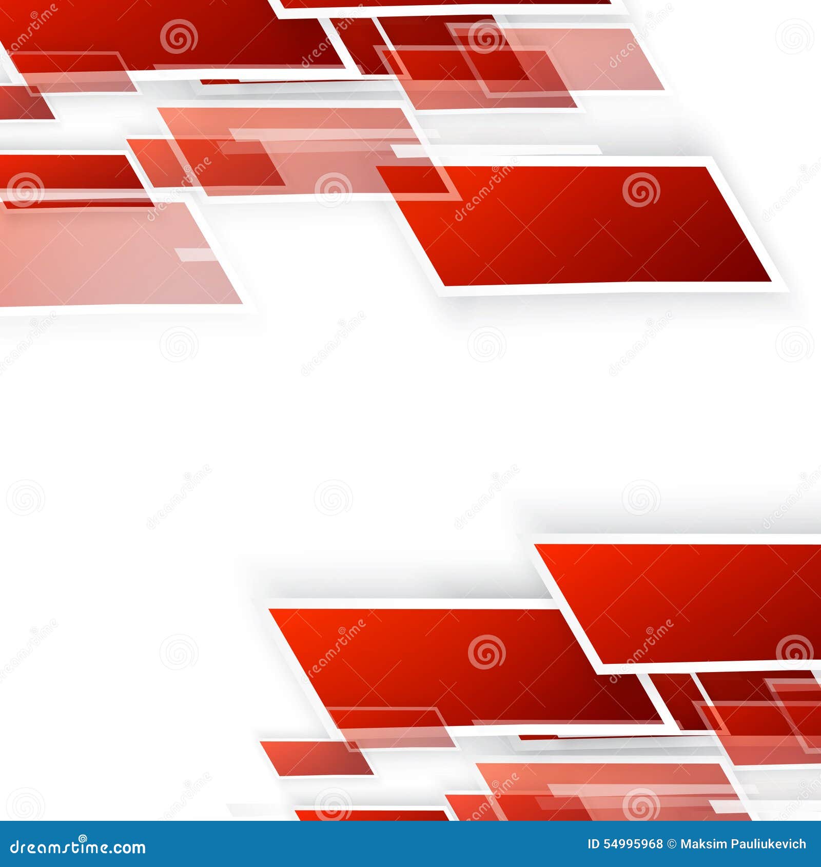 Vector Abstract Geometric Shape from Red Stock Vector - Illustration of ...