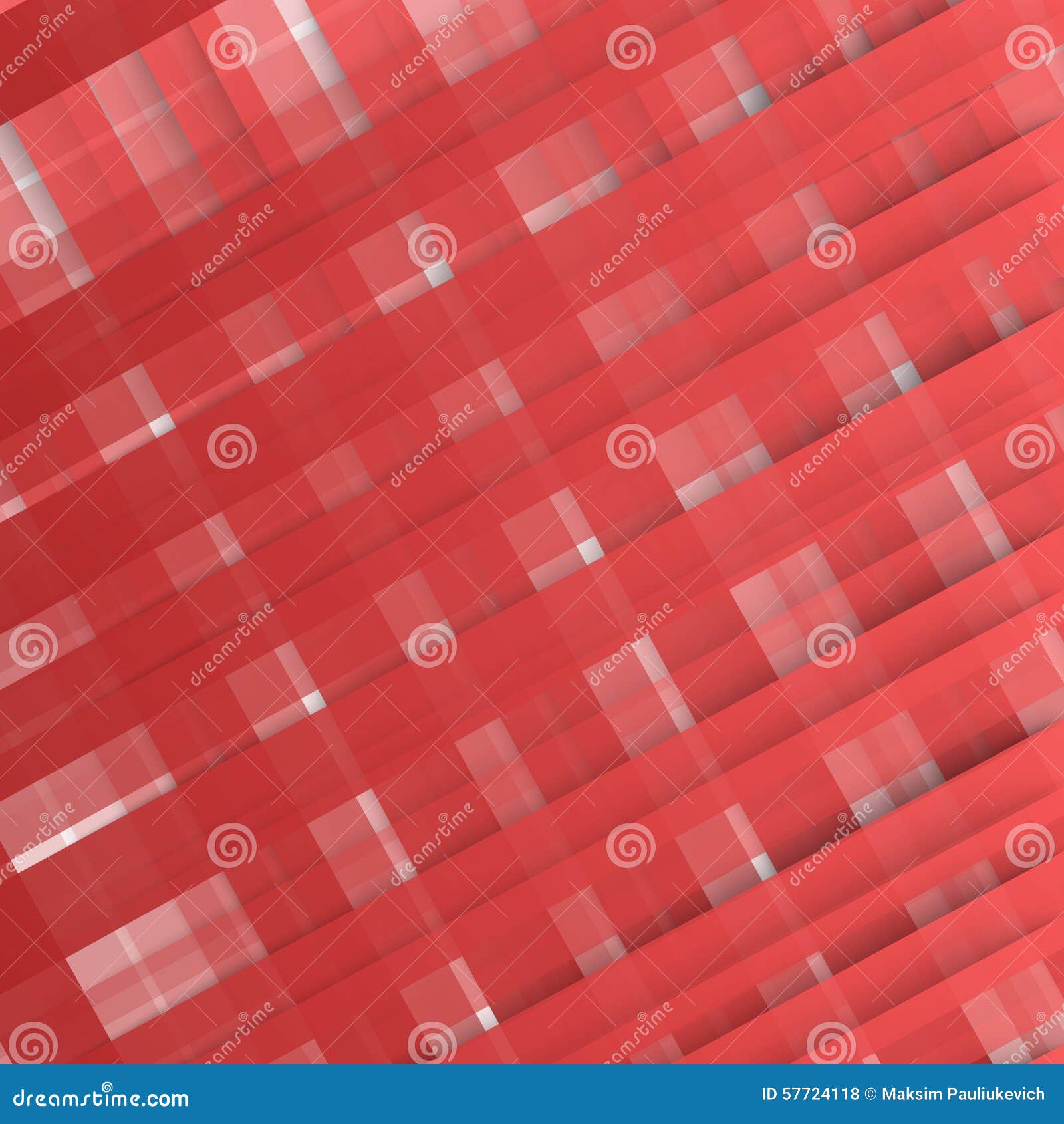 Vector Abstract Geometric Shape from Red Stock Vector - Illustration of ...