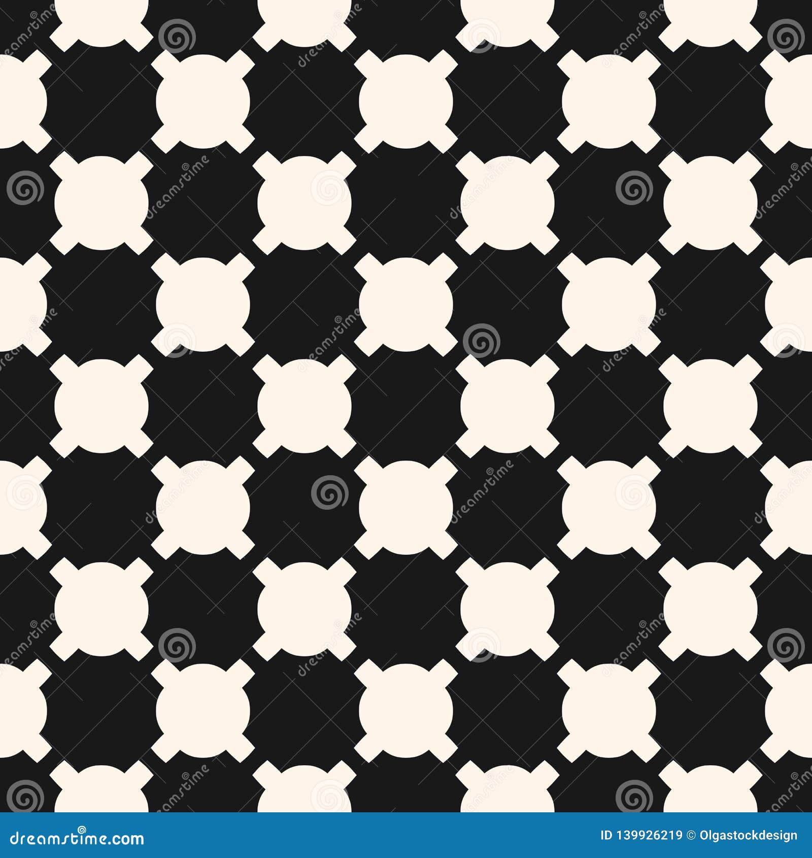 Vector Abstract Geometric Staggered Seamless Pattern, Modern Minimalist ...