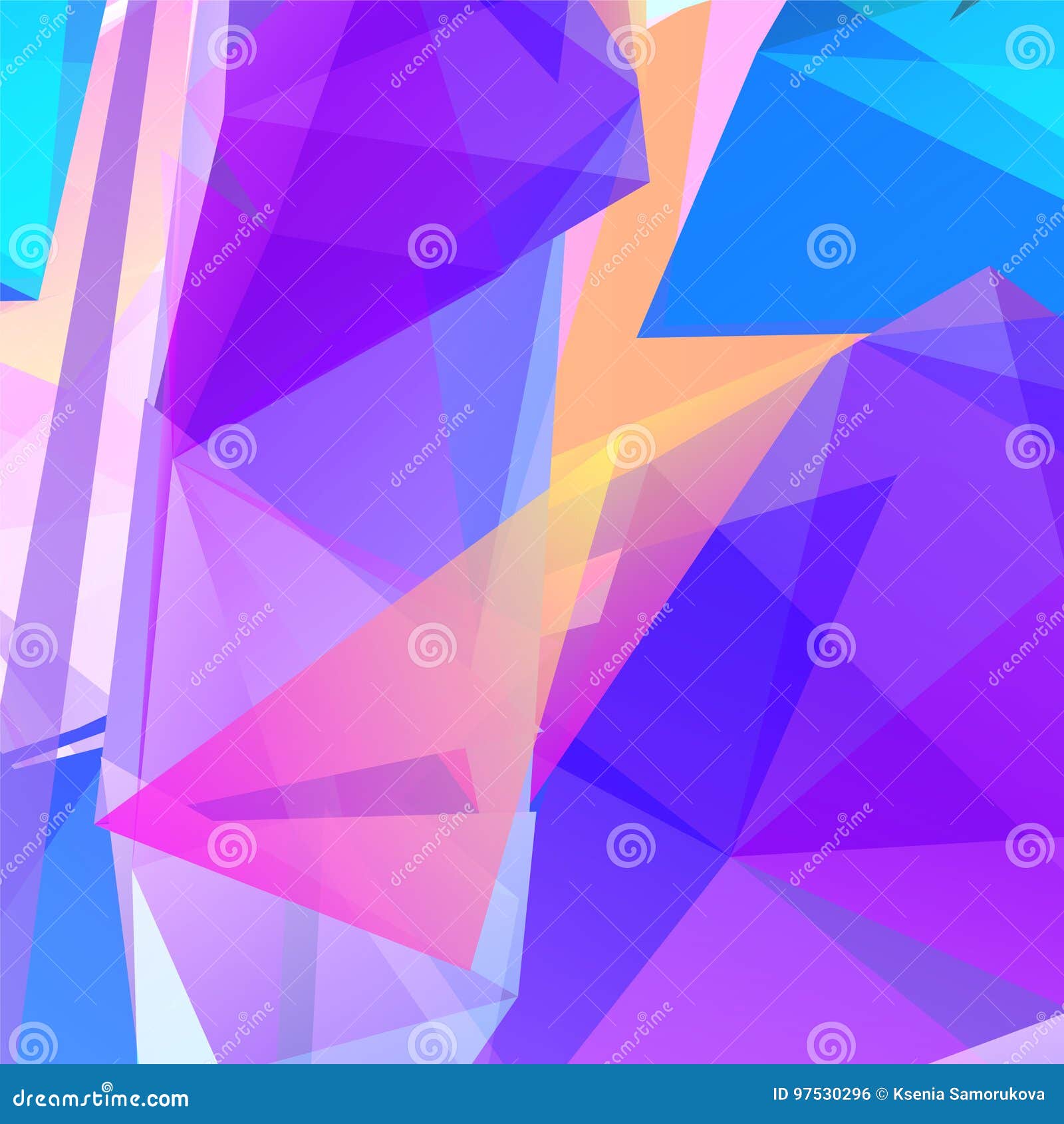 Vector Abstract Geometric Triangular Background Stock Vector ...