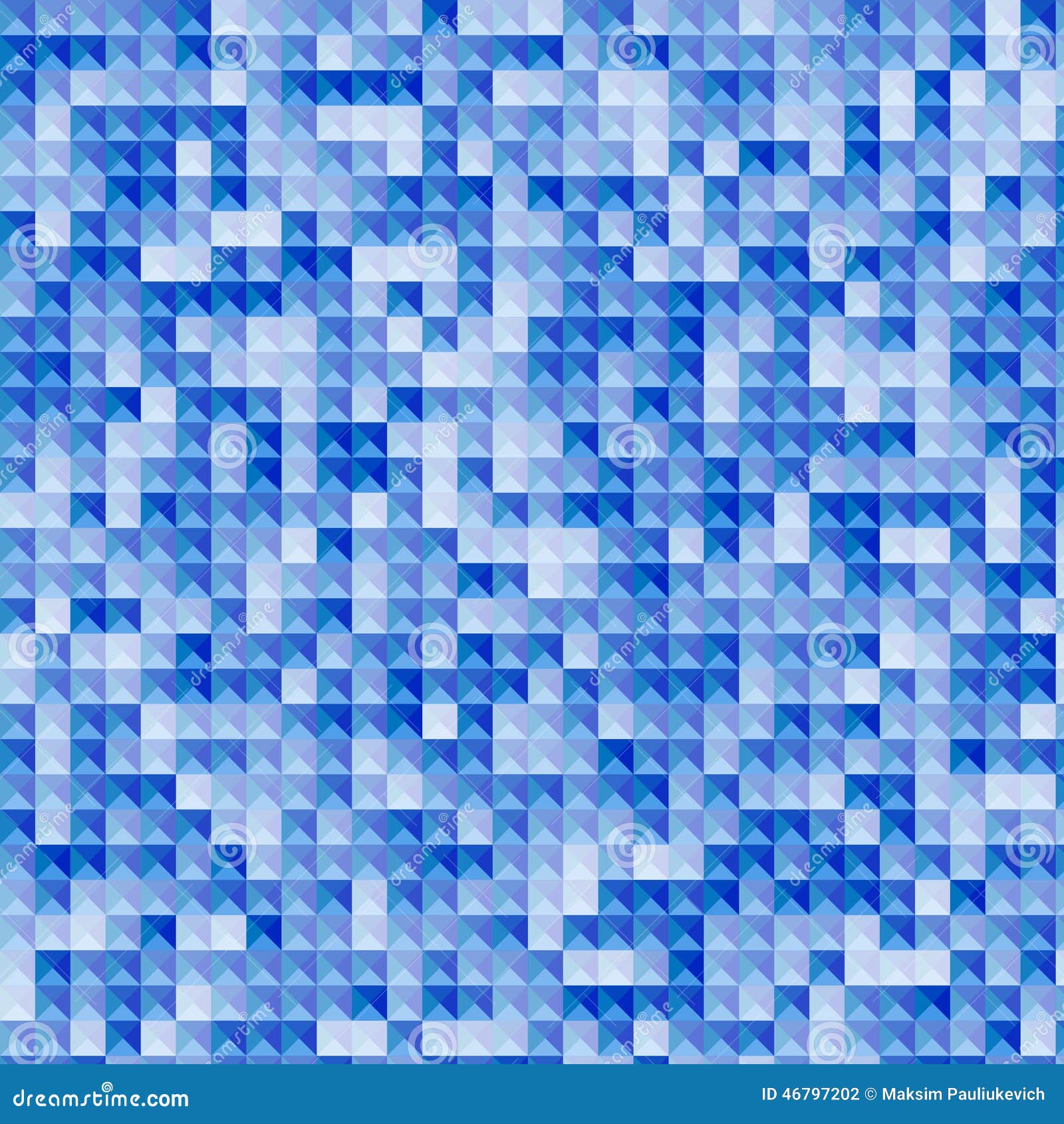 Vector Abstract Geometry Triangles Bright Blue Stock Vector ...