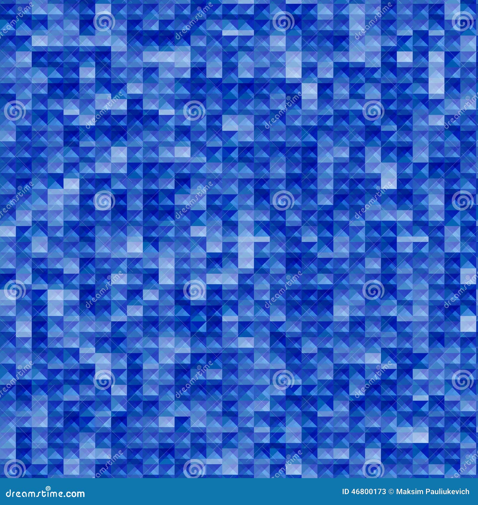 Vector Abstract Geometry Triangles Bright Blue Stock Vector ...