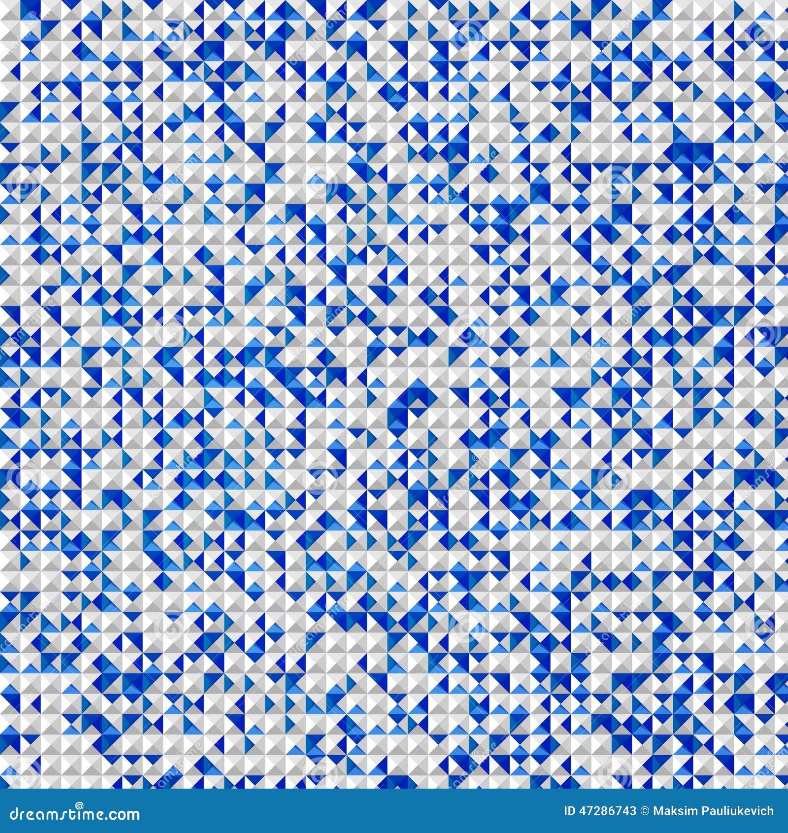 Vector Abstract Geometry Triangles Bright Blue Stock Vector ...