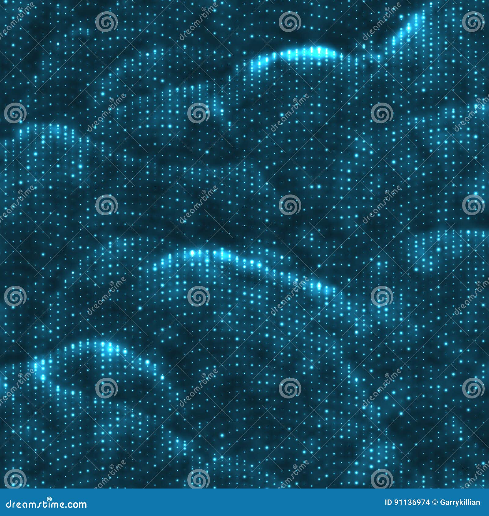 Vector Abstract Glowing Point Noise Background. Array of Glowing Points ...