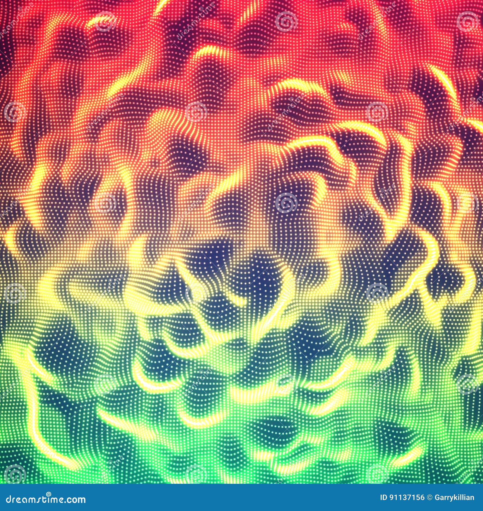 Vector Abstract Glowing Point Noise Background. Array of Glowing Points ...