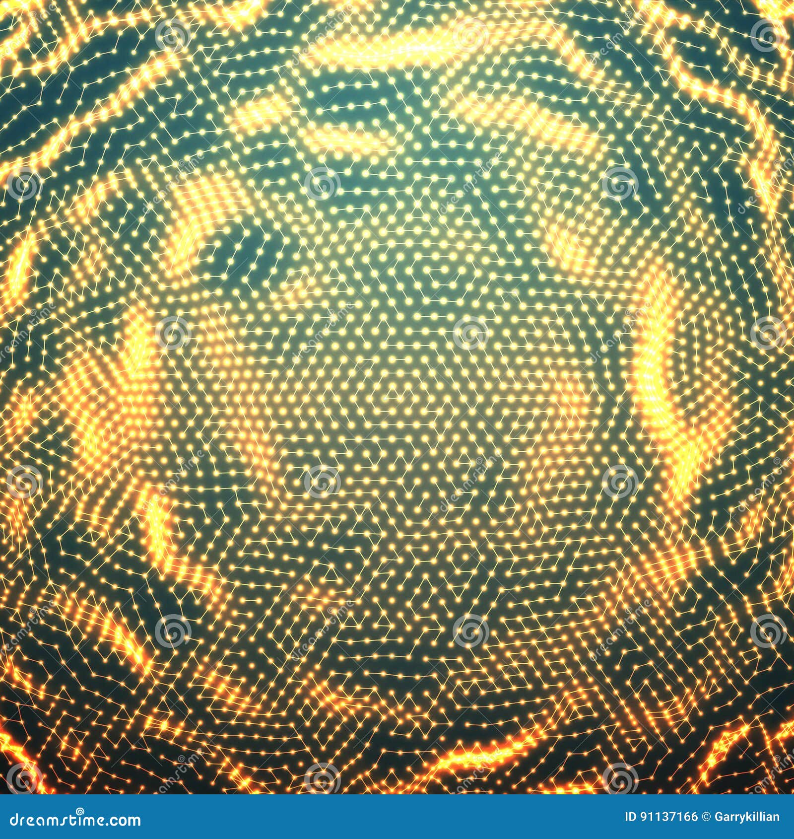 Vector Abstract Glowing Point Noise Background. Array of Glowing Points ...