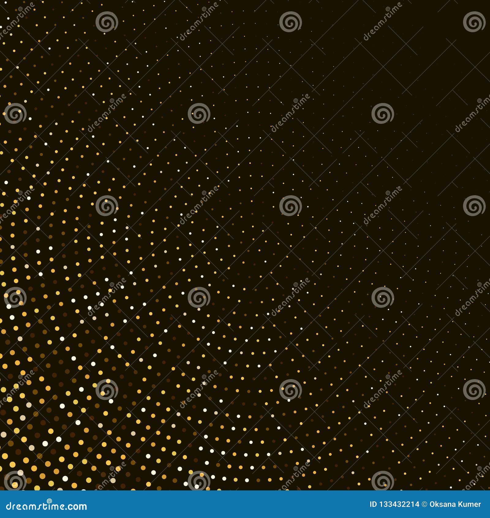 Vector Abstract Golden Halftone Background Stock Vector - Illustration ...
