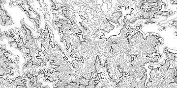 Vector Abstract Grayscale Earth Relief Map. Generated Conceptual ...