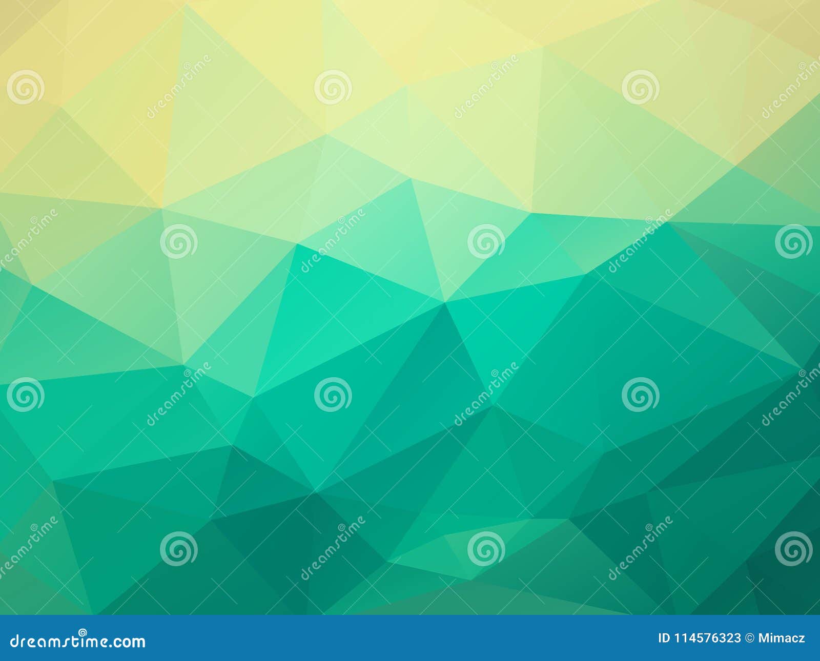 Vector Abstract Green Triangles Background Stock Illustration ...