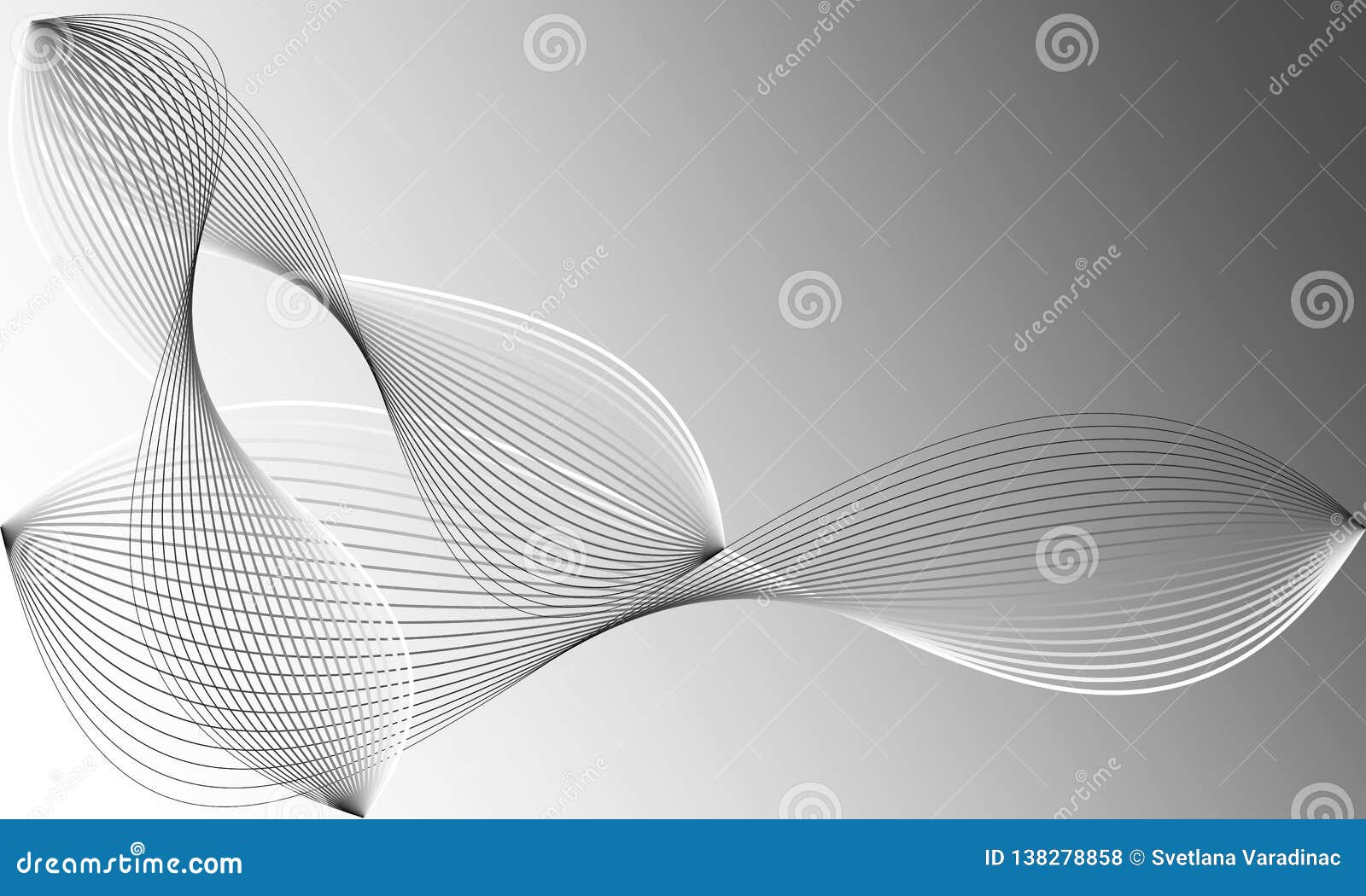 The Grey Wave Vector Abstract Background Stock Vector - Illustration of ...