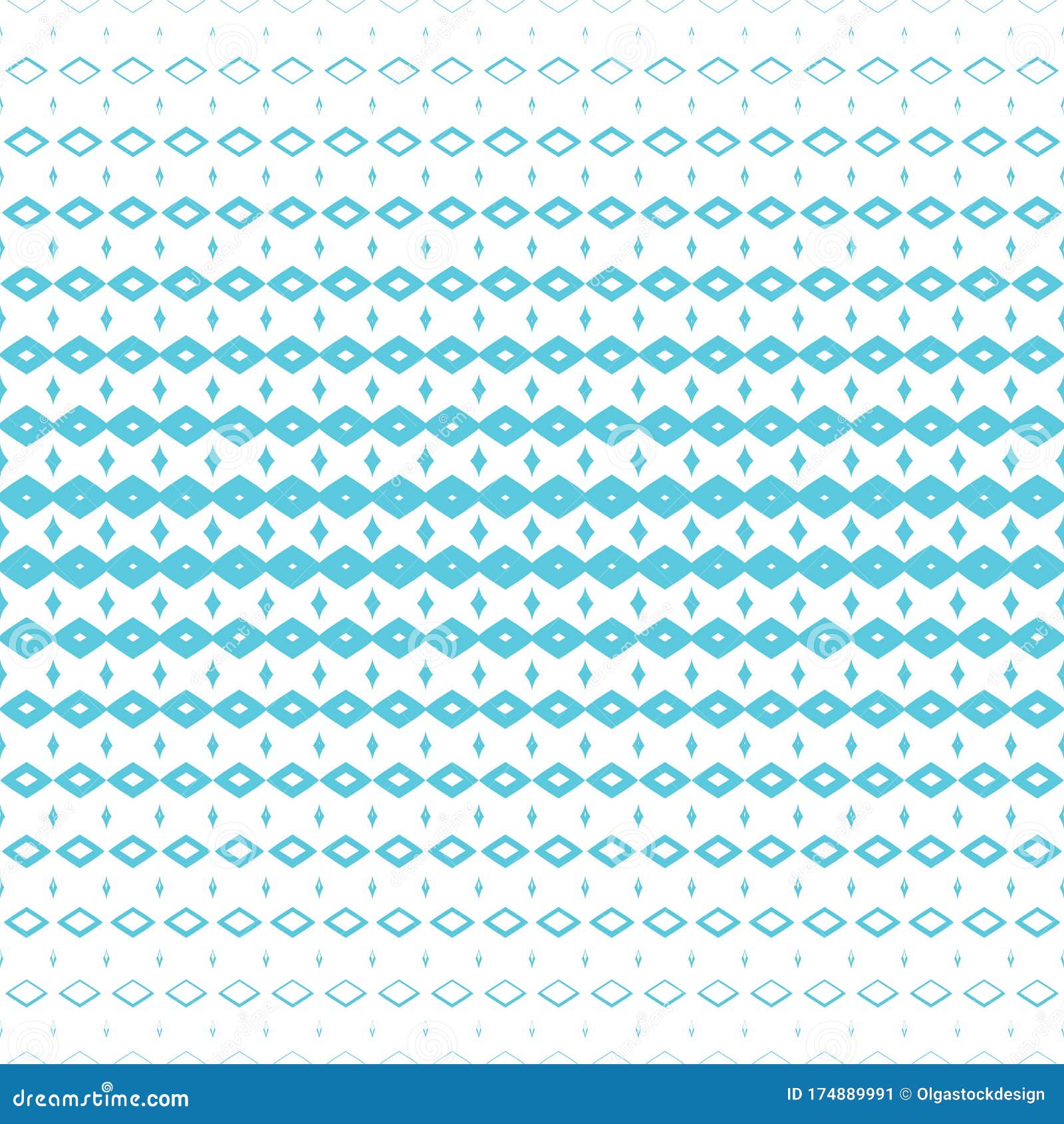 Vector Abstract Halftone Geometric Seamless Pattern. Blue and White ... Vector Abstract Halftone Geometric Seamless Pattern. Blue and White ...