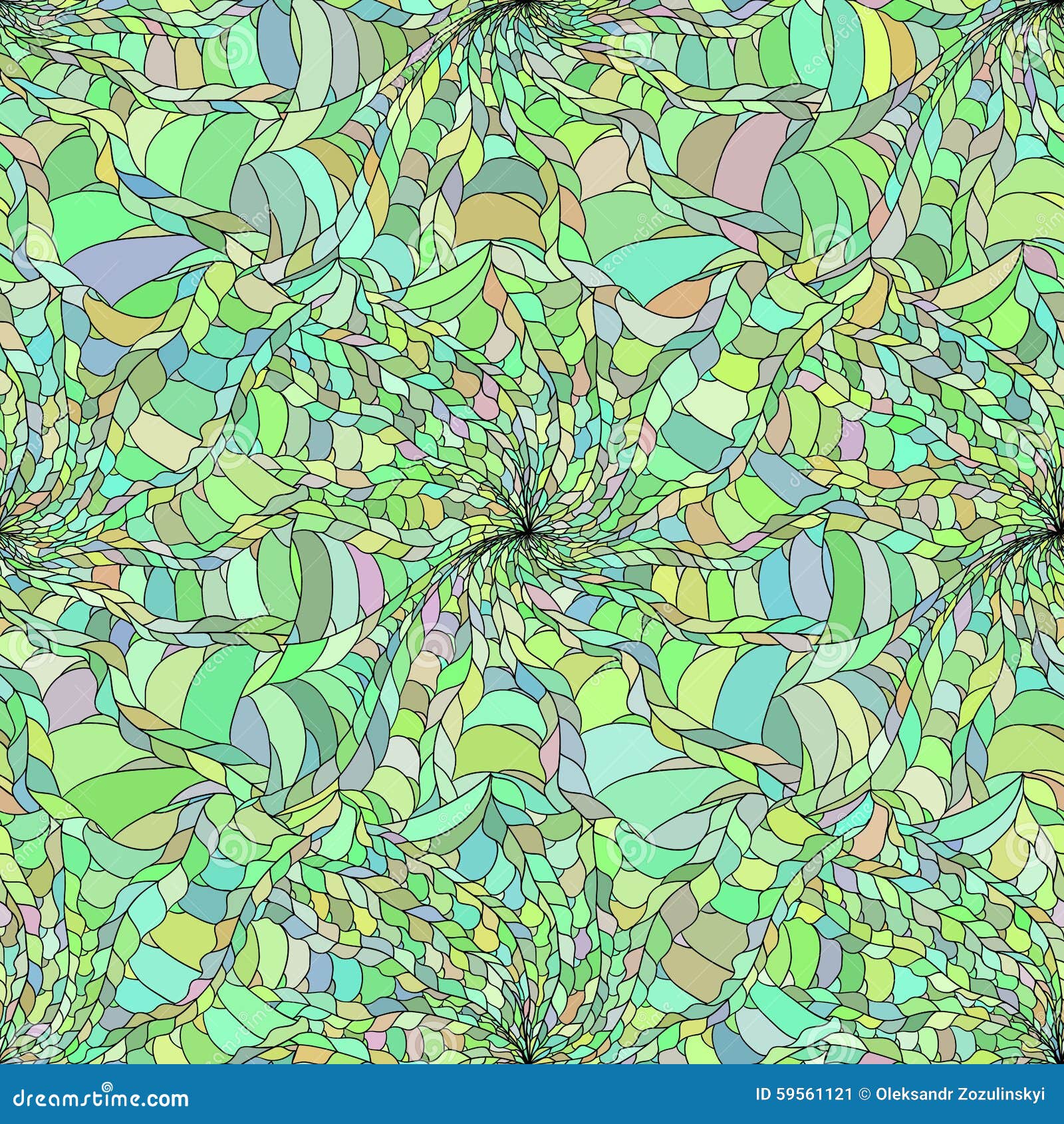 Vector Abstract Hand-drawn Waves Texture, Wavy Stock Vector ...