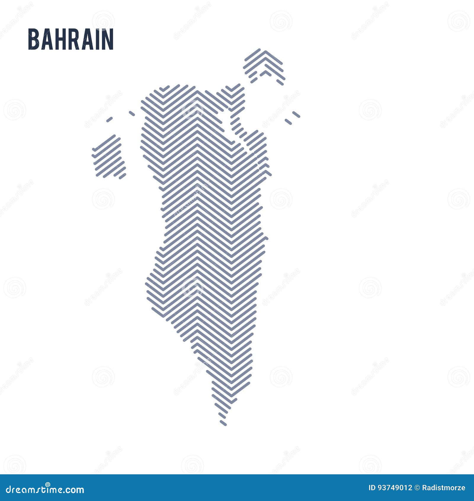 Bahrain Set. Isolated Bahrain On White Background Vector Illustration ...