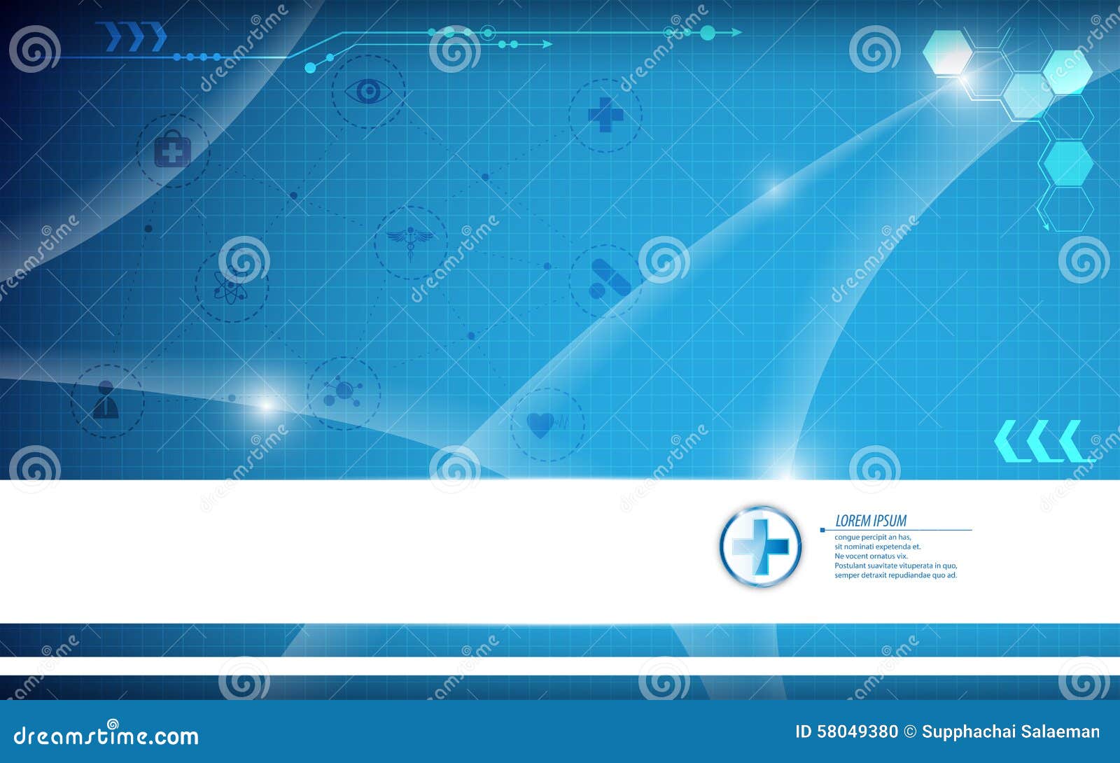 Vector Abstract Health Care Concept Background Stock Vector ...