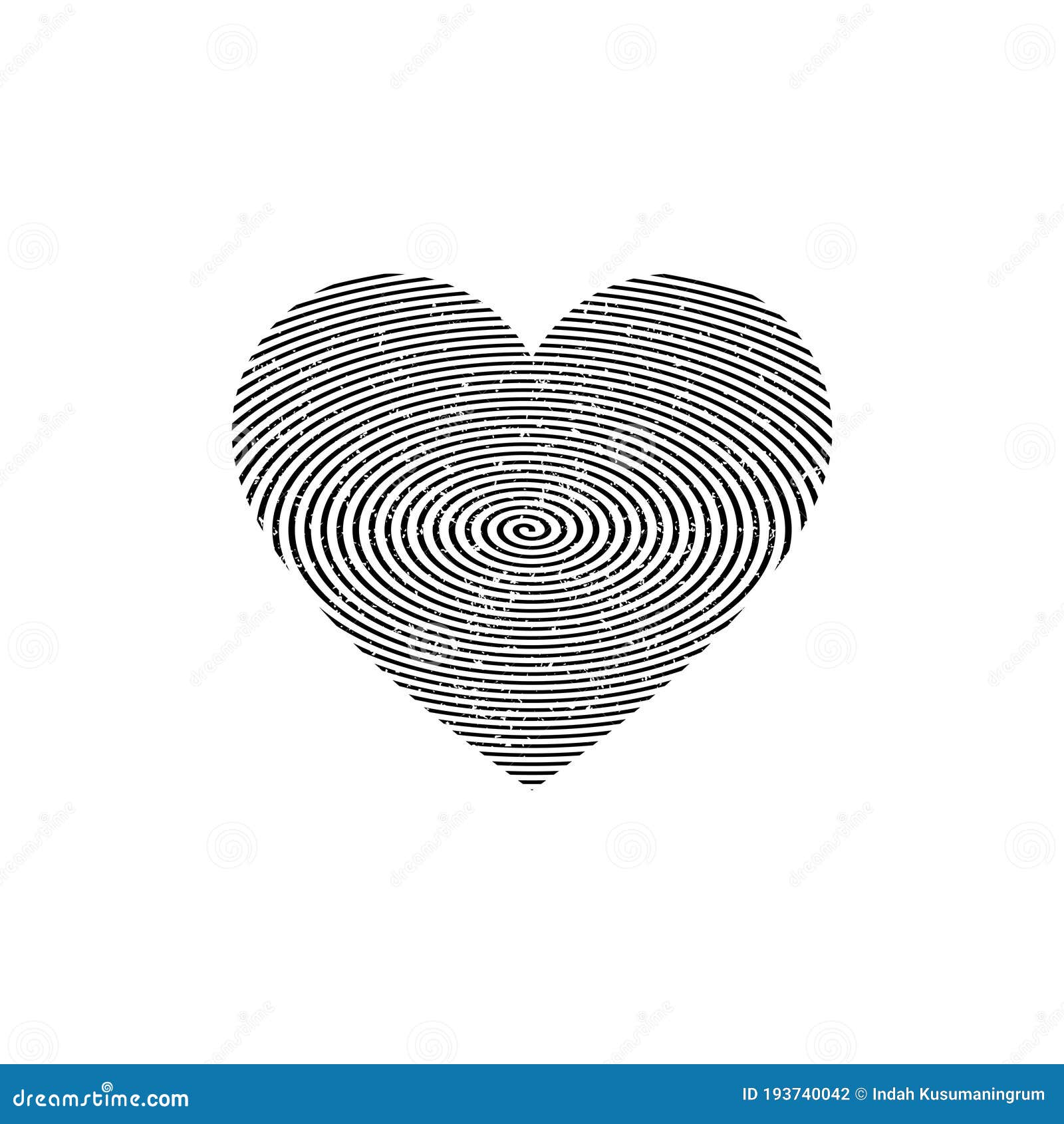 Vector Abstract Heart Symbol. Abstract Love Symbol Stock Illustration ...