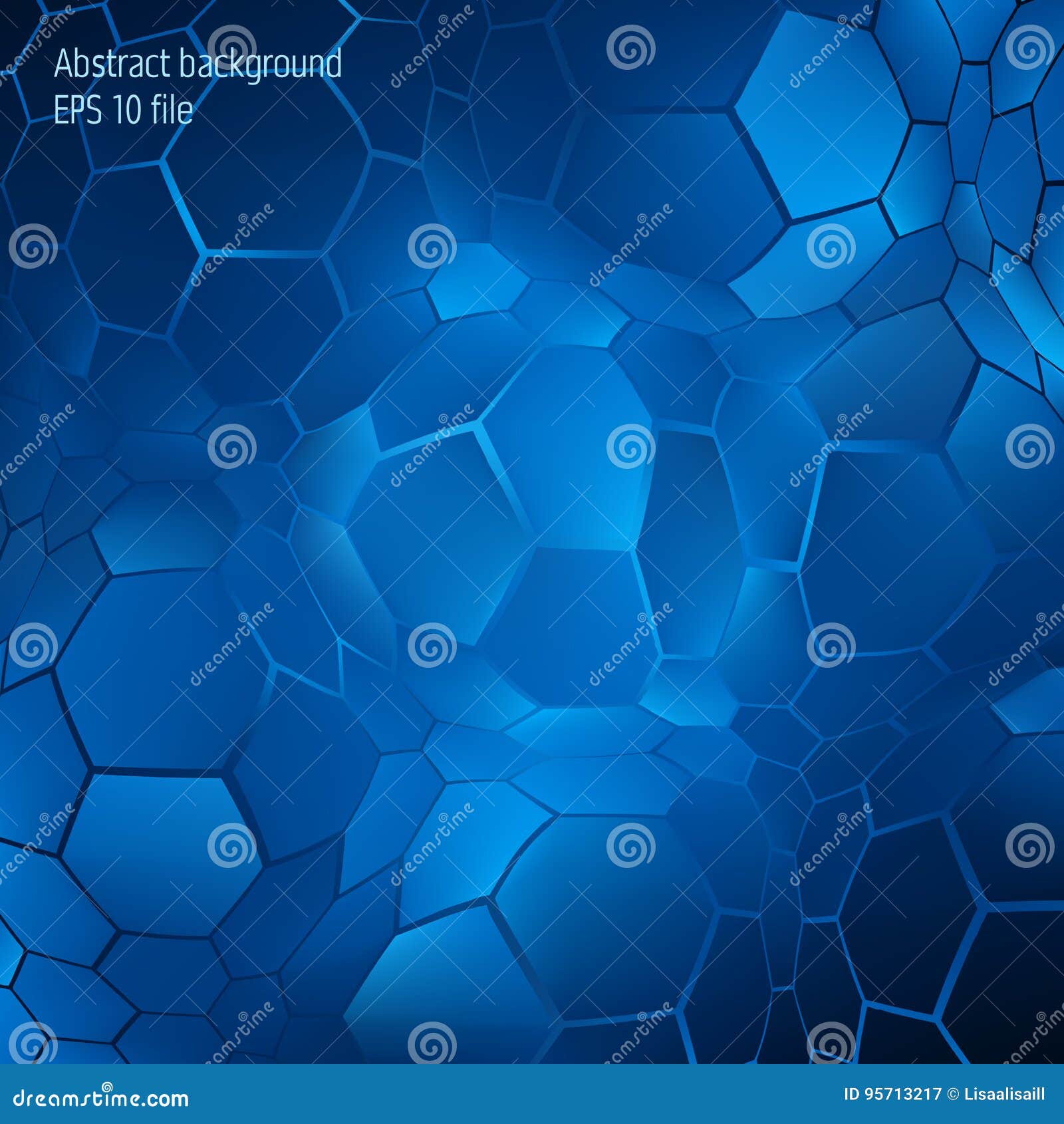 Vector Abstract Hexagon Geometrical Background. Technology Pattern with ...