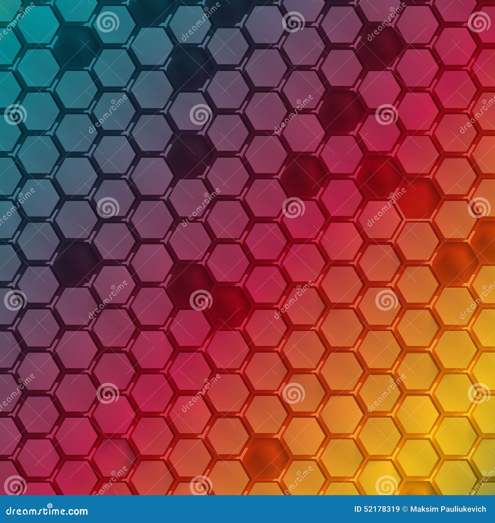 Vector Abstract Hexagon Shape Design Template Stock Vector ...