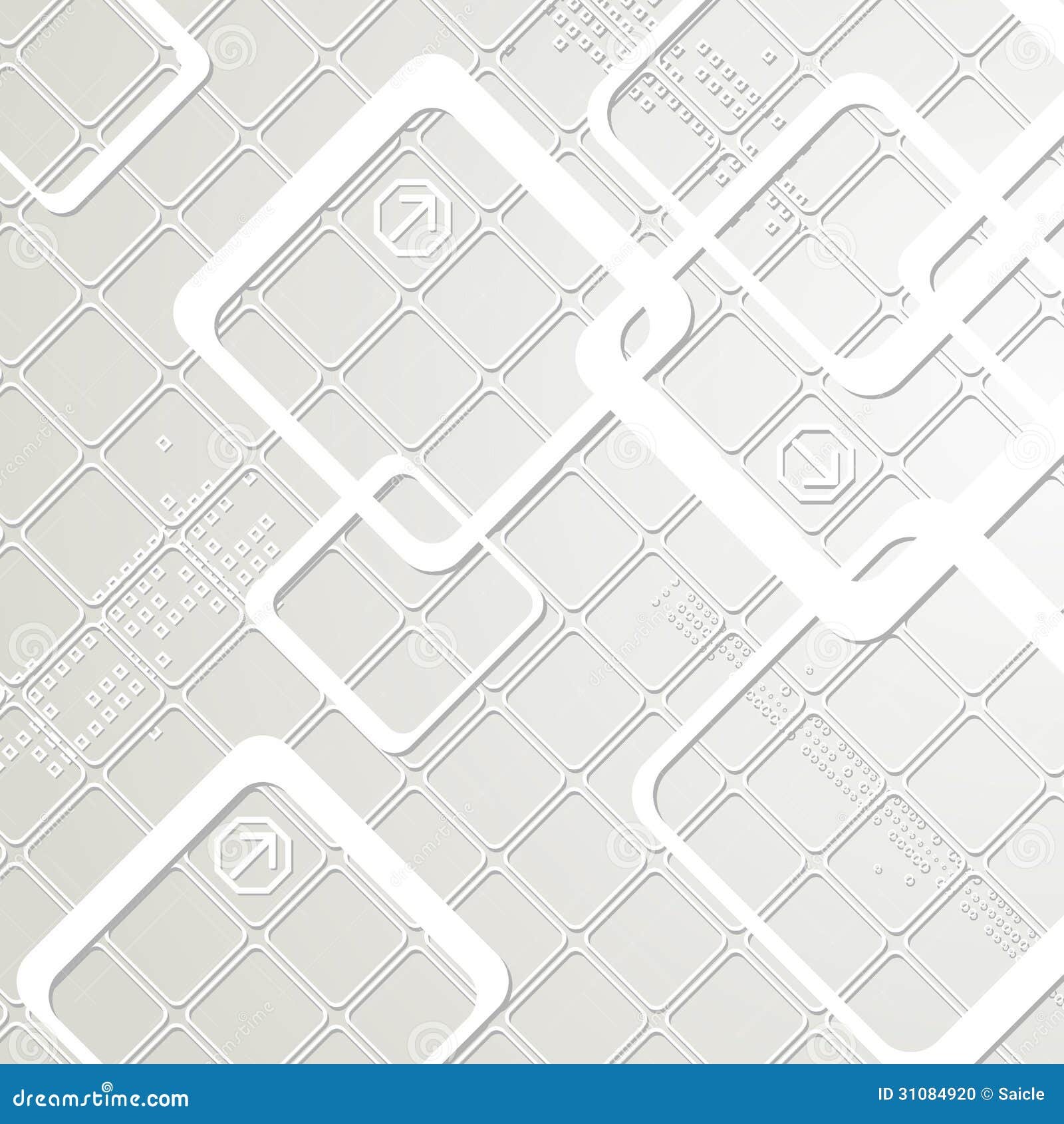 Vector Abstract Hi-tech Background Stock Vector - Illustration of ...