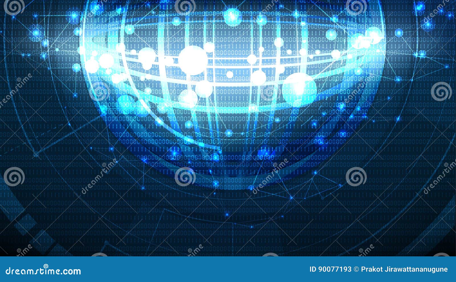 Vector Abstract High Technological Global Cell Background Stock Vector ...