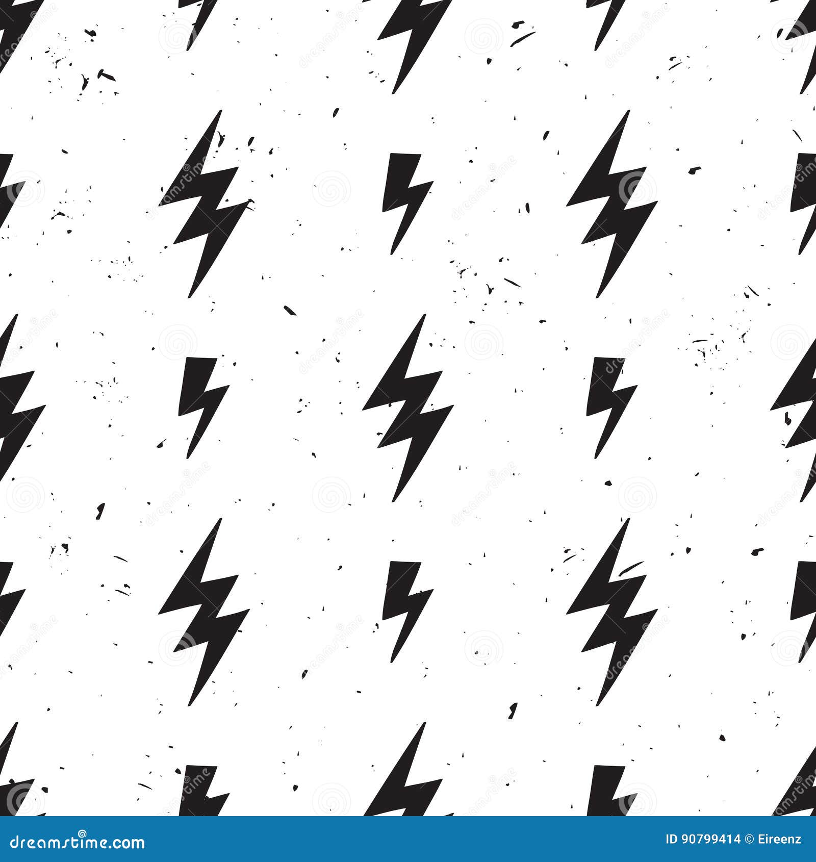 Vector Abstract Hipster Grunge Pattern with Lightning Bolts Stock ...