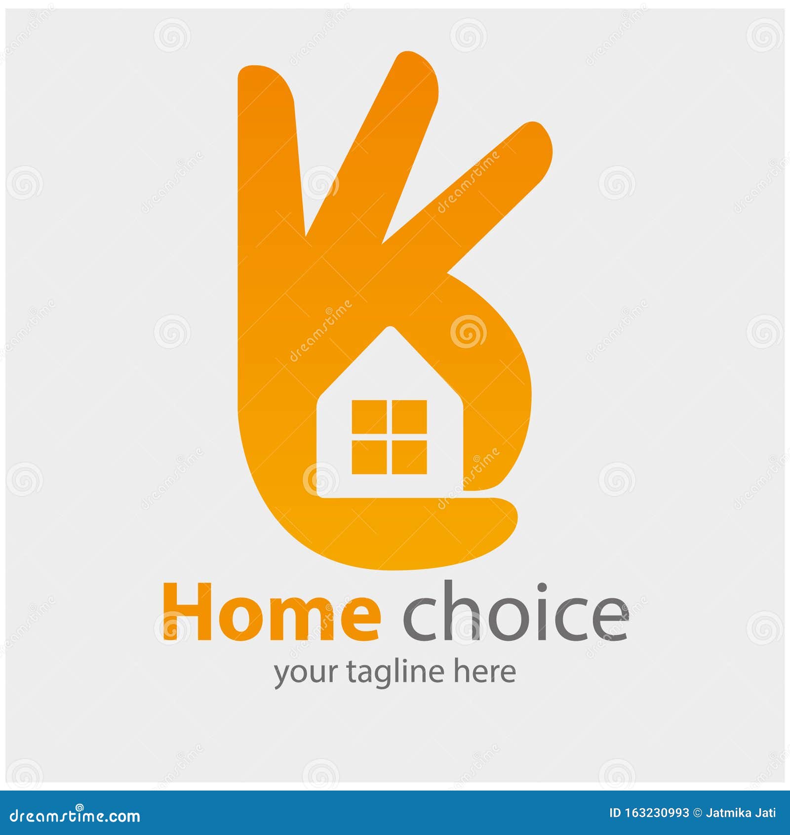 Home choice symbol stock vector. Illustration of estate - 163230993