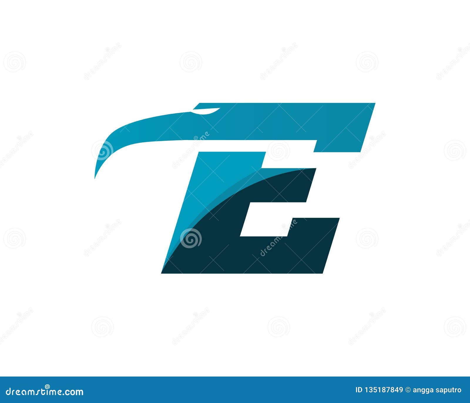 Vector - Abstract Icons for Letter E Logo Stock Vector - Illustration ...