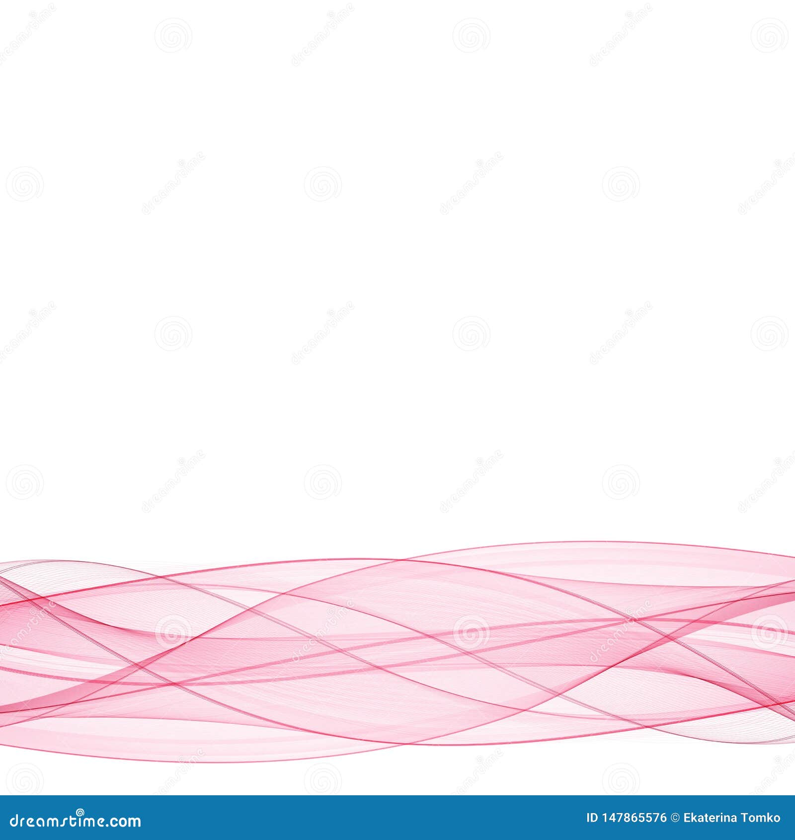 Vector Abstract Illustration. Pink Wave. Layout for Presentation. Eps ...