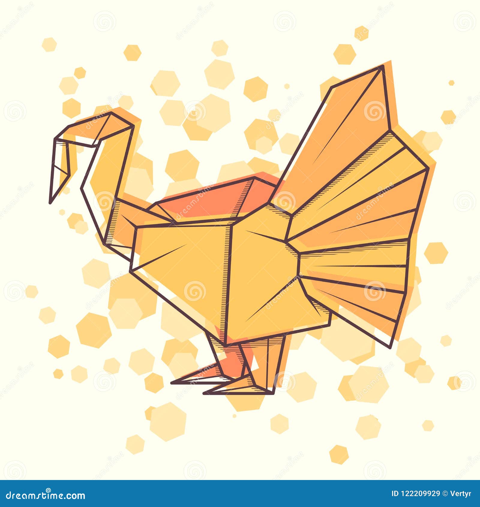 Vector Abstract Illustration Turkey. Stock Vector - Illustration of ...