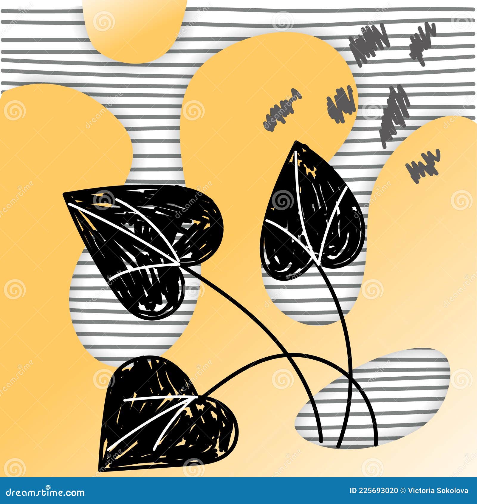 A Vector Abstract Image with Undulating Background Stock Vector ...