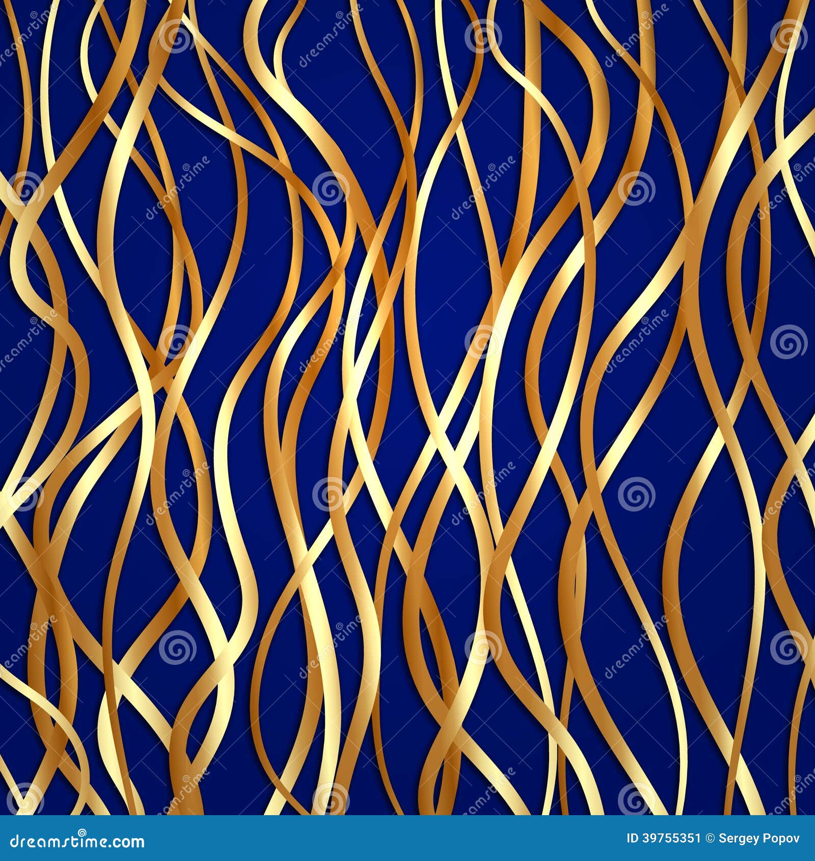 Vector Abstract Interwaved Stripes Stock Vector - Illustration of ...