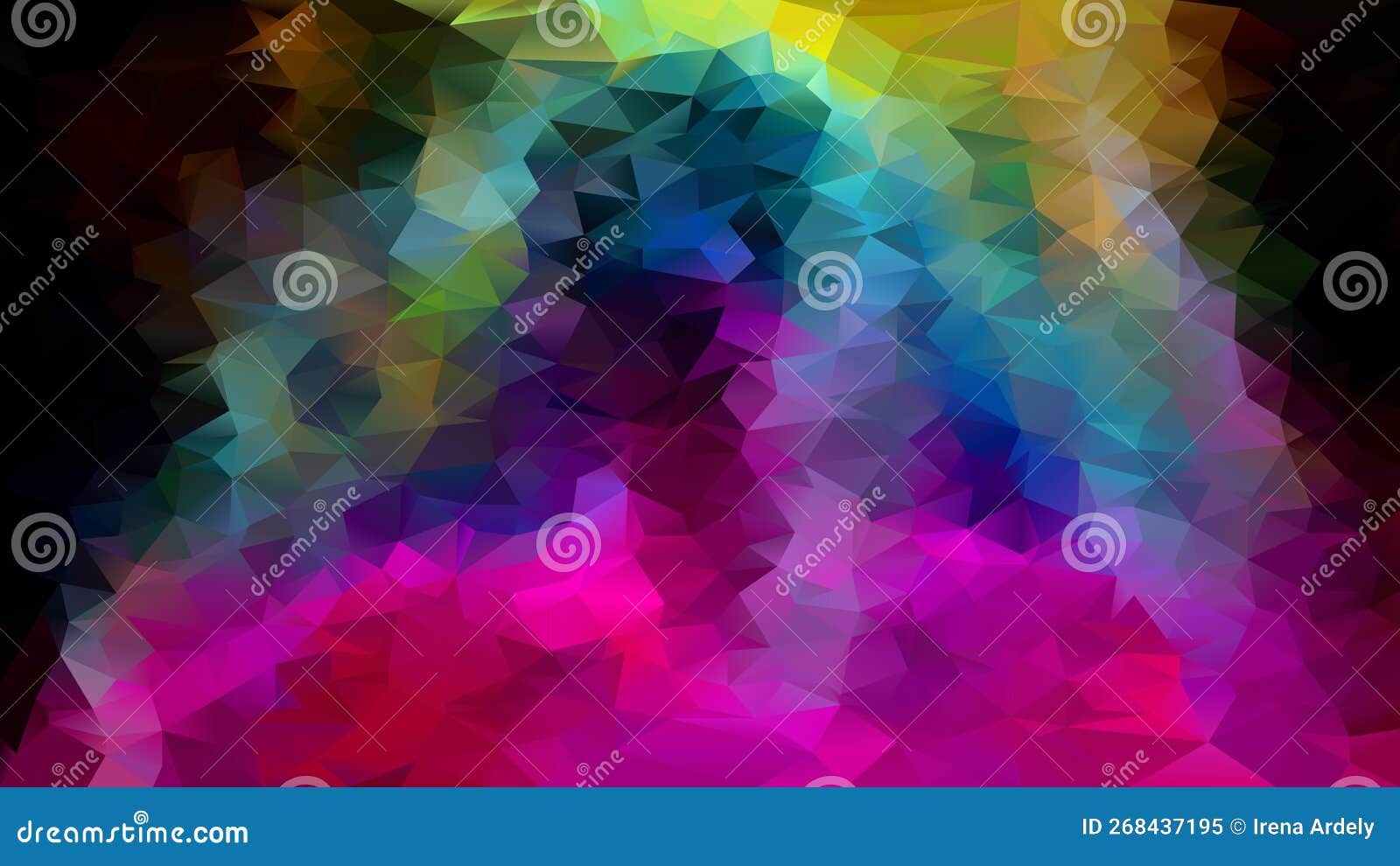 Vector Irregular Polygon Background Triangle Low Poly Pattern Full