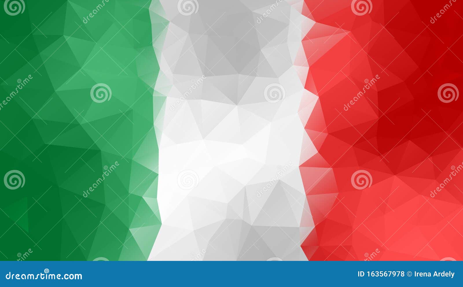 Vector Irregular Polygon Background - Triangle Low Poly Pattern - Green ...