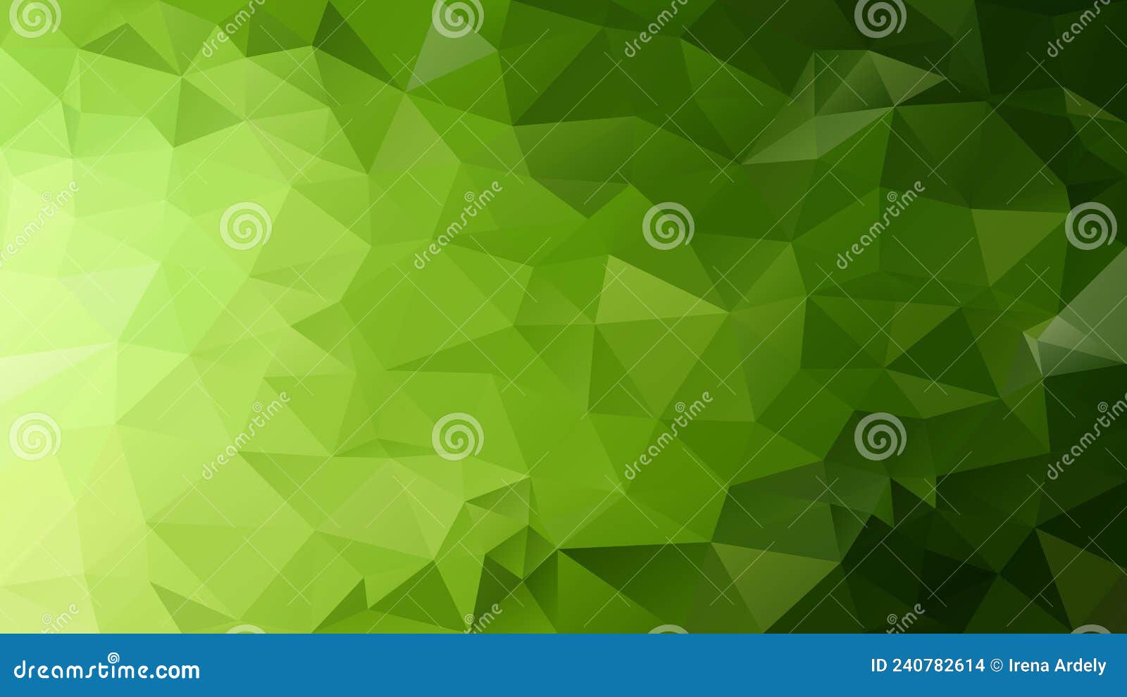 Vector Polygon Background - Triangle Low Poly Pattern - Light Leaf Green Color Stock Vector ...