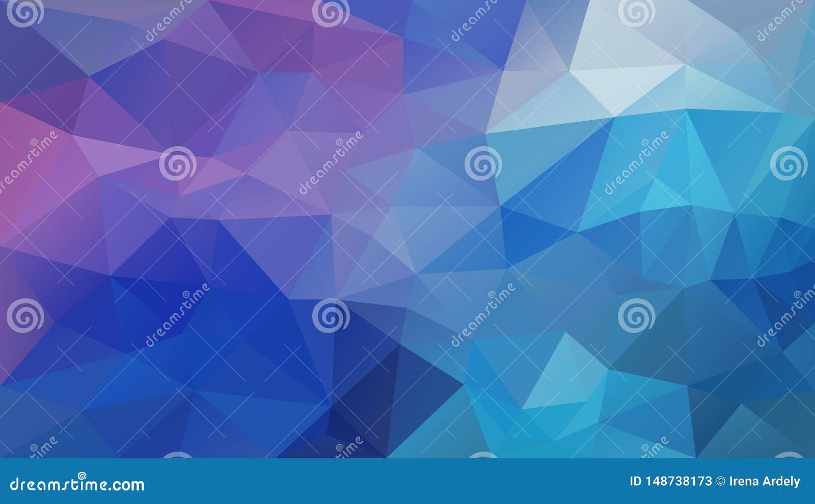 Vector Irregular Polygon Background - Triangle Low Poly Pattern ...