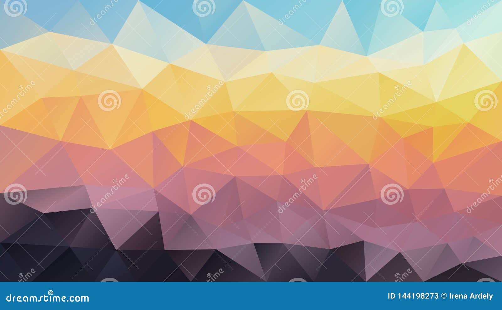 Vector Irregular Polygon Background - Triangle Low Poly Pattern ...